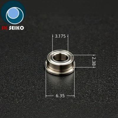 中国 SFR144TLZN 3.175*6.35*2.38 高速歯科用ベアリング ステンレス鋼 Torlon ケージ 販売のため