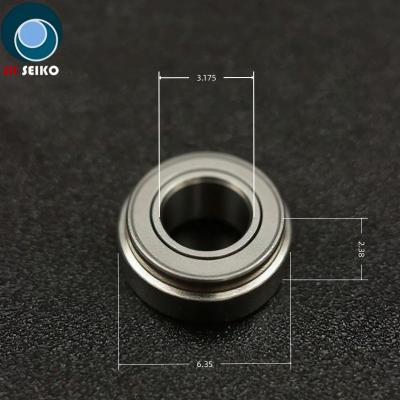 中国 SR144TLKZN 3.175*5.98 高速歯科ベアリング トロールンケージ セラミックボール 販売のため
