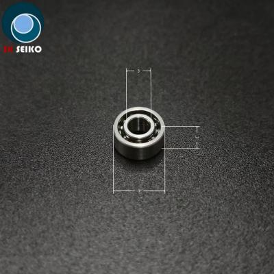 China SMR73 3*7*3 Dental Handpiece Bearing Stainless Steel Silver Dental Ceramic Bearing for sale