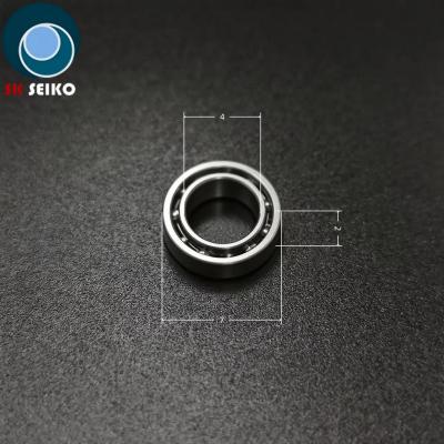 China SMR74 4*7*2 Dental Handpiece Bearing Low Speed Stainless Steel Cage for sale
