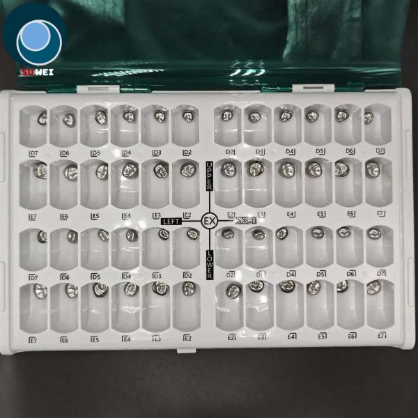 Quality Safe and Biocompatible Stainless Steel Dental Crown  Various Sizes for sale