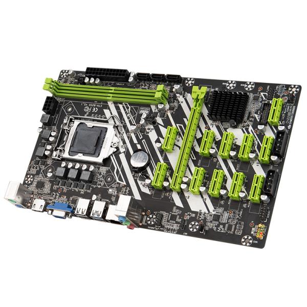 ETH Mining B250 Asic Miner Parts LGA 1151 ETH 12 Gpu Mining Motherboard