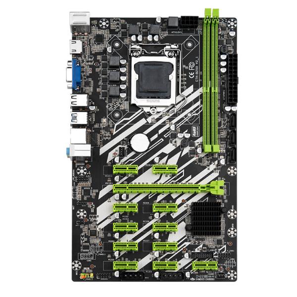 ETH Mining B250 Asic Miner Parts LGA 1151 ETH 12 Gpu Mining Motherboard
