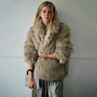 China Neutral Faux Fur Jacket for sale