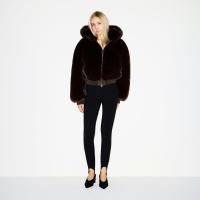 China Zip Up Faux Fur Jacket for sale