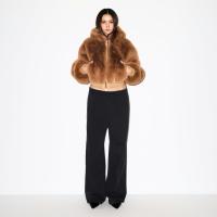 China Zip Up Faux Fur Jacket for sale
