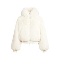 China Zip Up Faux Fur Jacket for sale