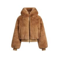 China Zip Up Faux Fur Jacket for sale