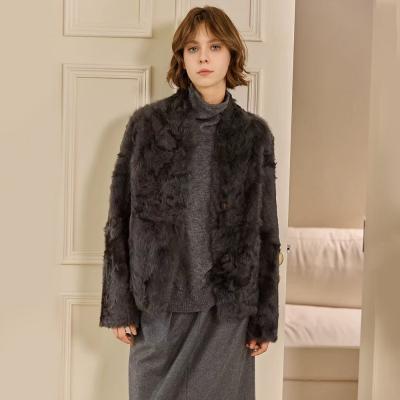 China Persian Lamb Faux Fur Double-sided Jacket for sale