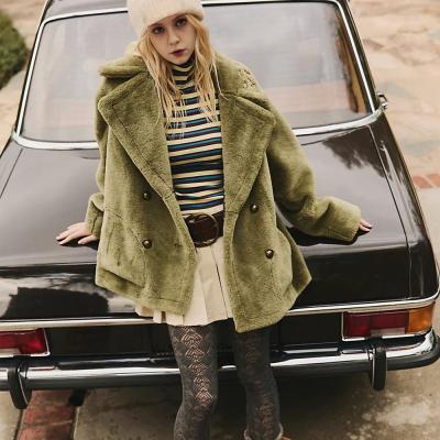 China Free Tree Reversible reversible Faux Fur Faux Leather Jacket for sale