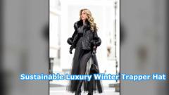 Luxury Faux Fur Trapper Hat Sustainable Winter Style