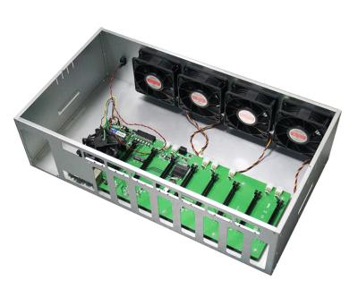 China Metal Mining Rig Frame Used New 4 Gpu Mining Rig Case For Atx Rtx Gtx Graphics Card for sale