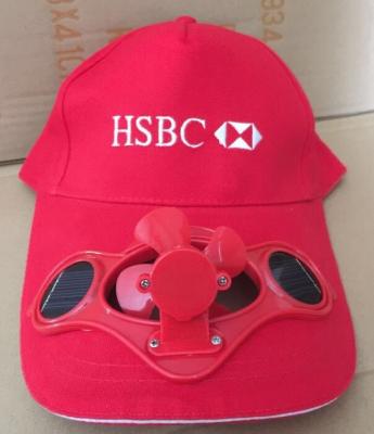 China Solar lamp fan hat for sale