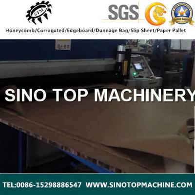 China STM  Die cut online flat cardboard lamination production line for sale