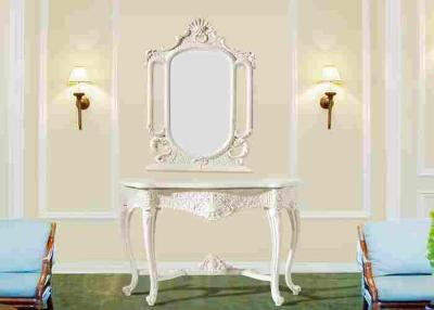 Cina Tabella di console di legno artificiale di Soild di stile francese con lo specchio per la mobilia dell'hotel in vendita
