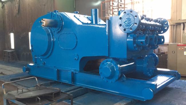 150SPM Mud Pump Assembly - Side View