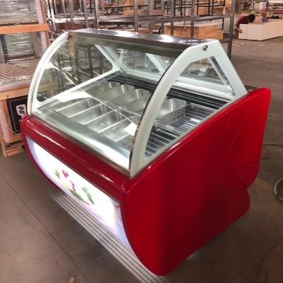 China R404a Popsicle Display Freezer Ice Cream Showcase Refrigerated Cabinet for sale