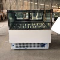 Quality Ice Cream Popsicle Display Freezer Italy Style with Back Sliding Door for sale