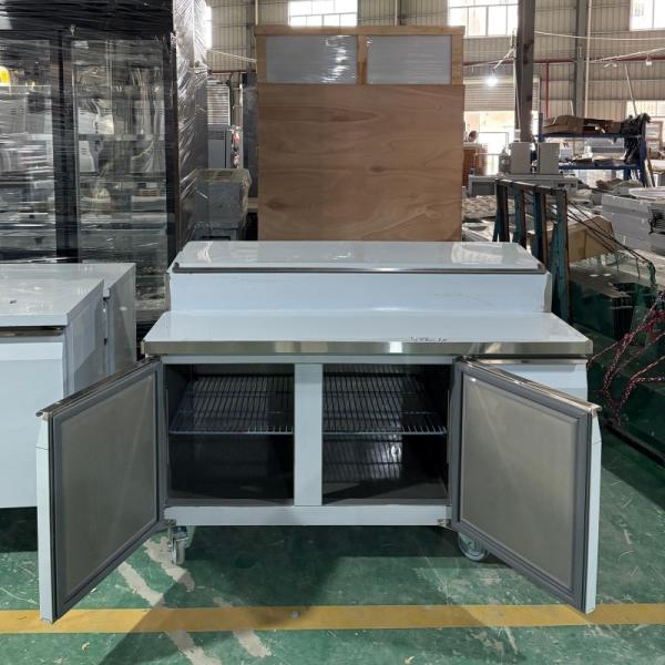 Quality Pizza Refrigerated Sandwich Prep Table Commercial Counter Top Single Temperature for sale