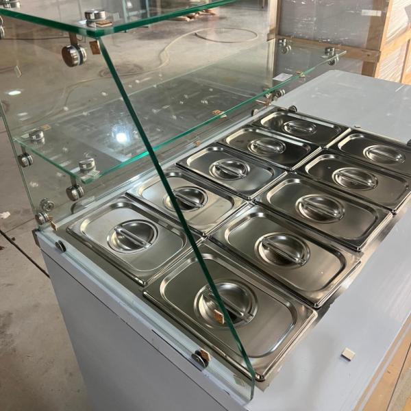 Quality Single Temperature Pizza Salad Preparation Fridge 2 Door Automatic Defrost for sale