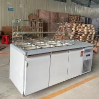 Quality Custom Salad Preparation Fridge Sandwich Prep Counter 3 Doors for sale