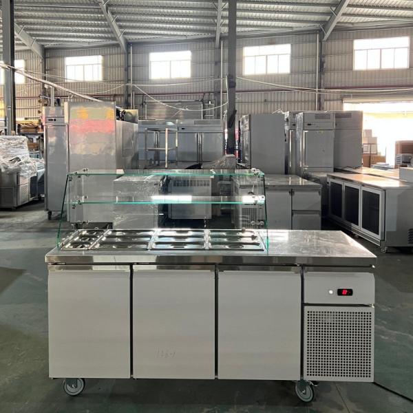 Quality Open Top Salad Preparation Fridge Undercounter Storage Commercial for Kitchen for sale
