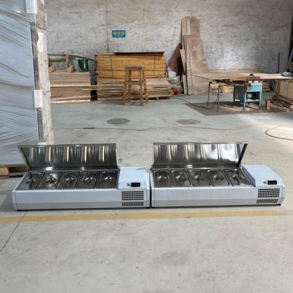 Quality Desktop Salad Bar Fridge Static Cooling For Bakeries VRX1200 for sale