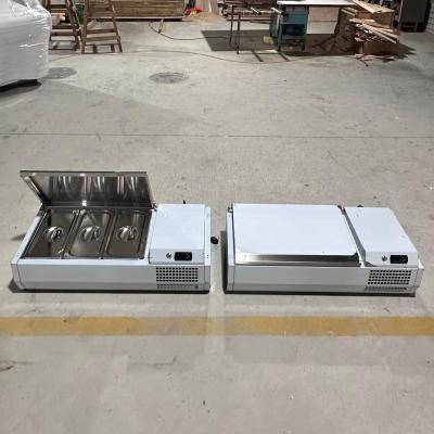 China Table Top Commercial Salad Preparation Fridge Restaurant Static Cooling VRX1200 for sale