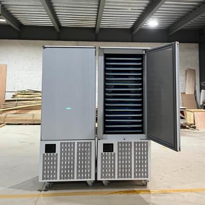 China Quick Freezing Blast Chiller Freezer 15 Trays for Fruit Meat for sale