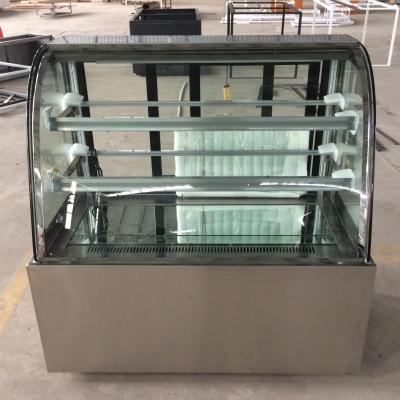 China Refrigerated Case Cake Display Showcase Refrigerator for Bakery Chiller Floor Cooler Fridge Cabinet for sale
