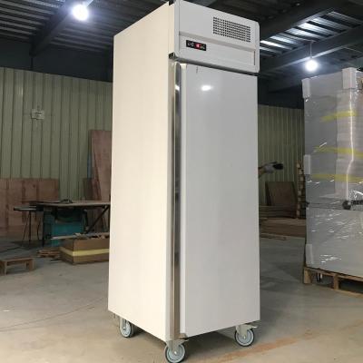 China 1 Door Fan-cooled Upright Vertical Refrigerator Freezer for Hotel Restaurant Kitchen Equipment for sale