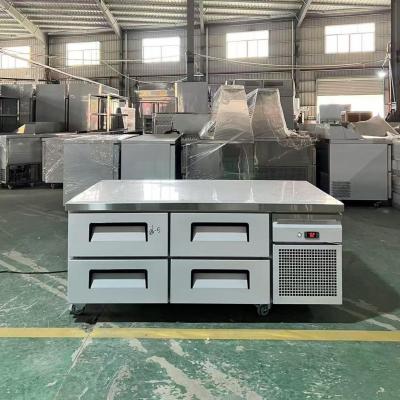 China Stainless Steel Single-Temperature Under Counter Chiller Drawer Refrigerator Fan Cooling for sale