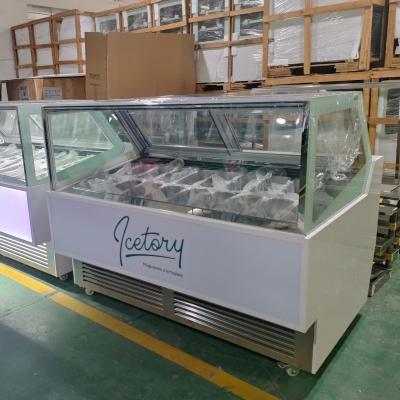 China Commercial Ice Cream Display Freezer Upright Popsicle Freezer Display Case for sale