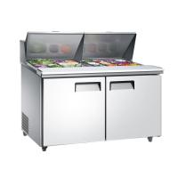 Quality Commercial Refrigerated Sandwich Prep Table Air Cooling Counter Top for Pizza for sale