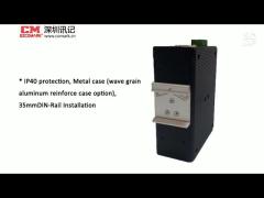 DIN Rail Mounting Profibus DP Module / Profibus Optical Link Module Lightweight