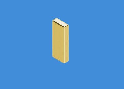 China Gold Plated Strong Performance Block Disc Cube Neodymium Magnets for sale