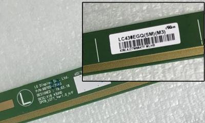 Cina Sostituzione LC430EGQ A 75 POLLICI A 65 POLLICI SMM3 dello schermo di 6870S-2704D Lg TV in vendita