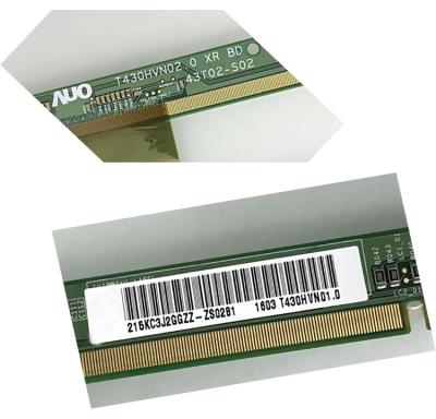 Cina SCHERMO LCD A 43 POLLICI di AUO, pannello T430HVN02.0 del monitor dell'affissione a cristalli liquidi di RGB in vendita