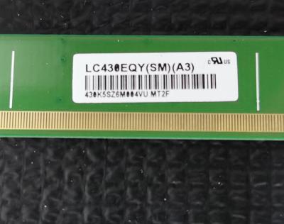 China LC430EQY-SMA3 de LEIDENE Vertoningscomité 43 DUIM 4k VOLLEDIGE RGB 12V van TV Te koop