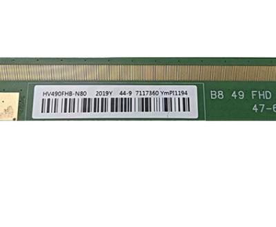 Cina Schermo TAGLIENTE FHD a 49 pollici 1920X1080 2K di HV490FHB-N80 BOE TV in vendita