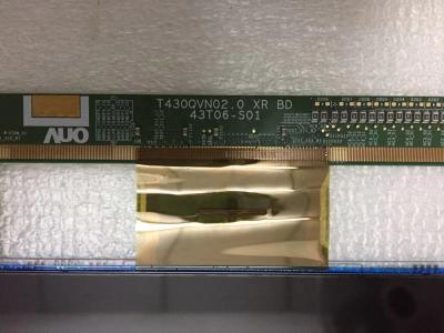China A Grade 43 Inch AUO LCD Panel T430QVN02.3 With 89° Viewing Angles for sale