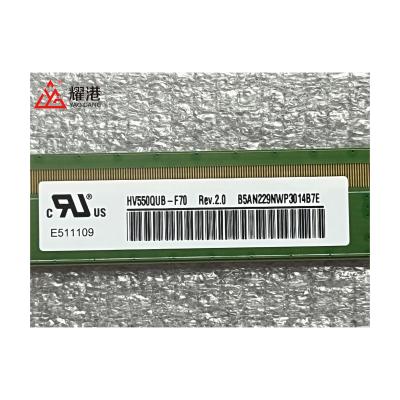 China BOE 55 Inch Open Cell For Led Tv HV550QUB-F70 Wide 89° Viewing Angles for sale