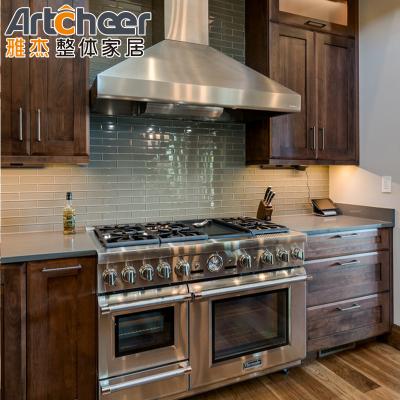 Cina Moderno Stile Antico Cucine in Legno Cabinet Shaker Design per Cucine Tradizionali in vendita