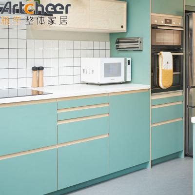 China Kitchen Cabinets with Island Durable Lacquer Finish and E1 Material Grade Modern Design for sale