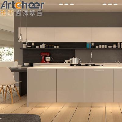 China Customized Color And Movable Design Wooden Modular Kitchen Cabinets For Thailand Market for sale