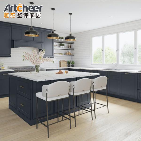 Quality Artcheer Modular/RTA Modern Kitchen Islands With Solid Timber Body And for sale