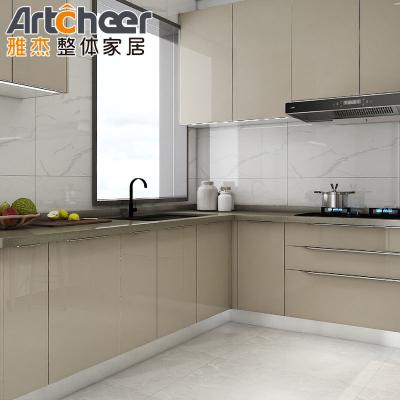 Cina Set completi di armadietti da cucina in legno in acciaio inossidabile per opzioni di colore personalizzate in vendita