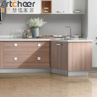 Cina Moderno e elegante mini armadietto da cucina con organizzatore di deposito e porta in legno resistente in vendita