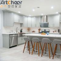 Quality American Style Ready to Assemble White Shaker Style Modular Kitchen Cabinet for sale