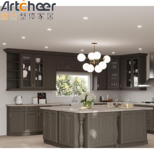 Quality Customized Color Modern Wooden Kitchen Cabinet Set for Durable Kitchen for sale